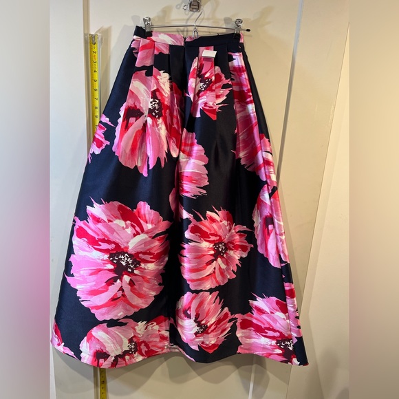 by & by | Skirts | New Amazing Floral Full A Line Skirt | Poshmark